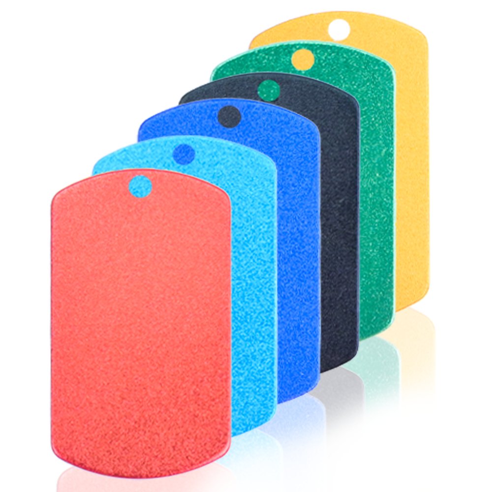 Durable Aluminum Army Tags for Custom Engraving